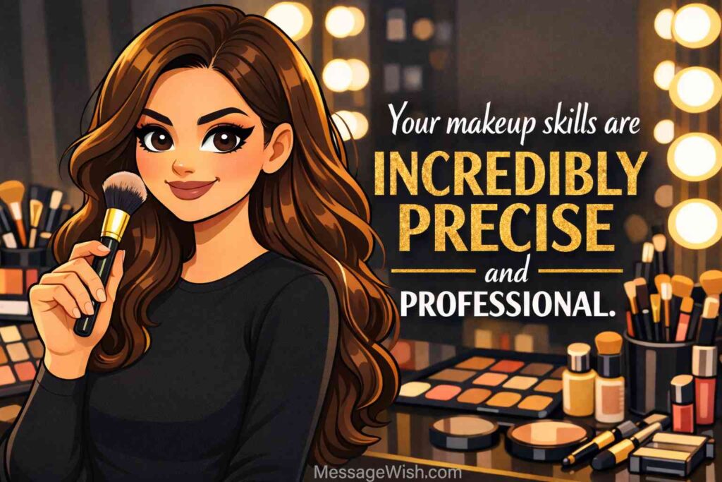 32+ Best Compliments for Makeup Artist - MessageWish
